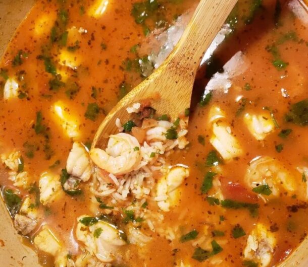 Receta de Arroz a la Tumbada - Receta de México